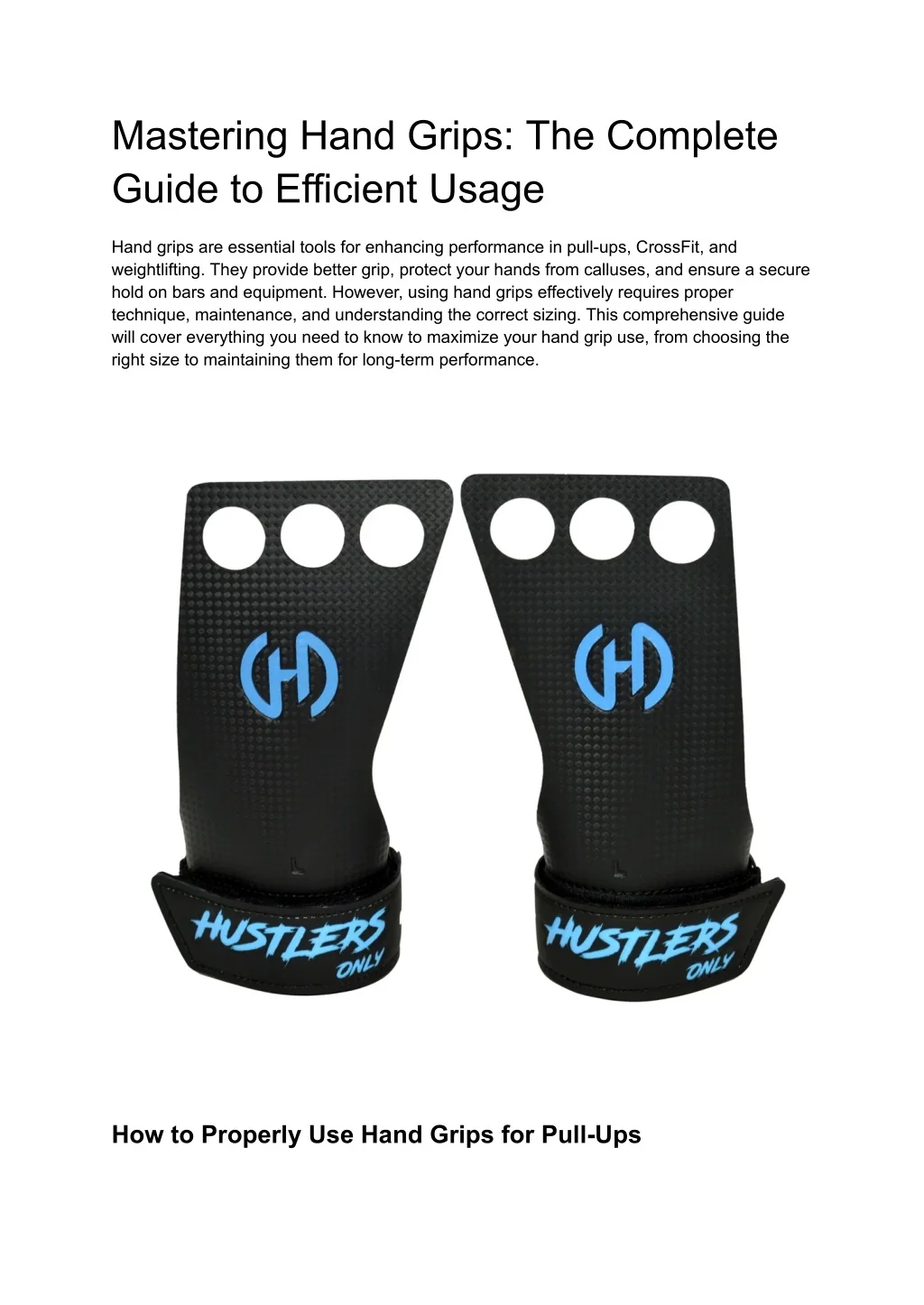 PPT - Mastering Hand Grips_ The Complete Guide to Efficient Usage ...