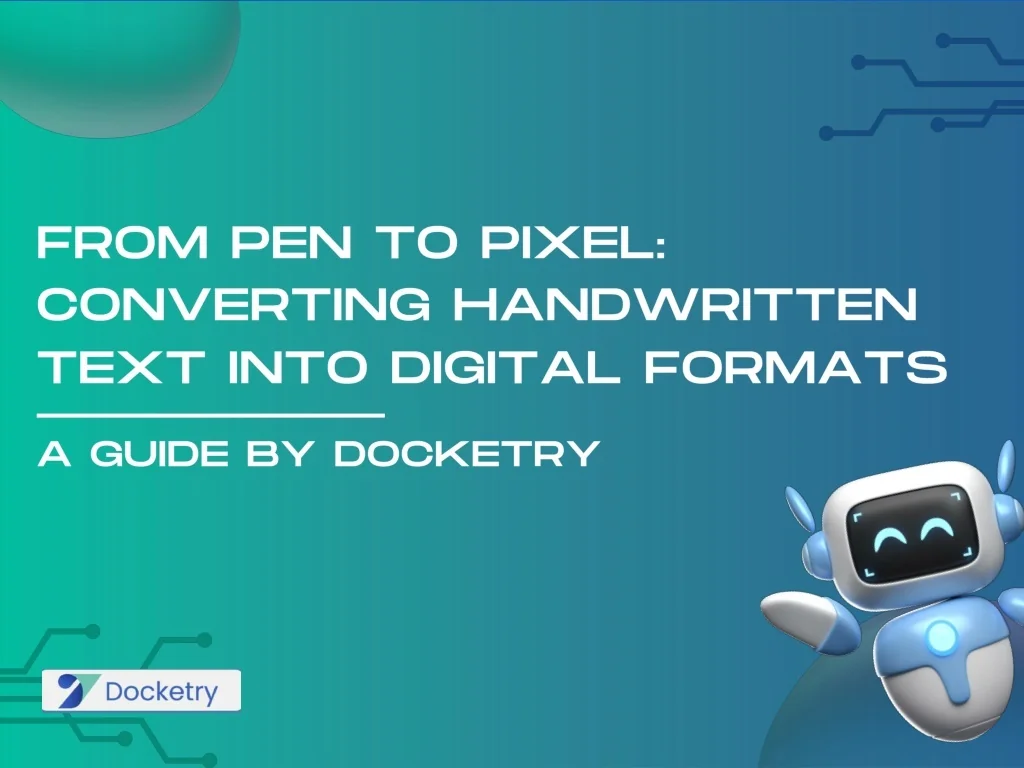 PPT - Converting Handwritten text to Digital Formats with Docketry ...