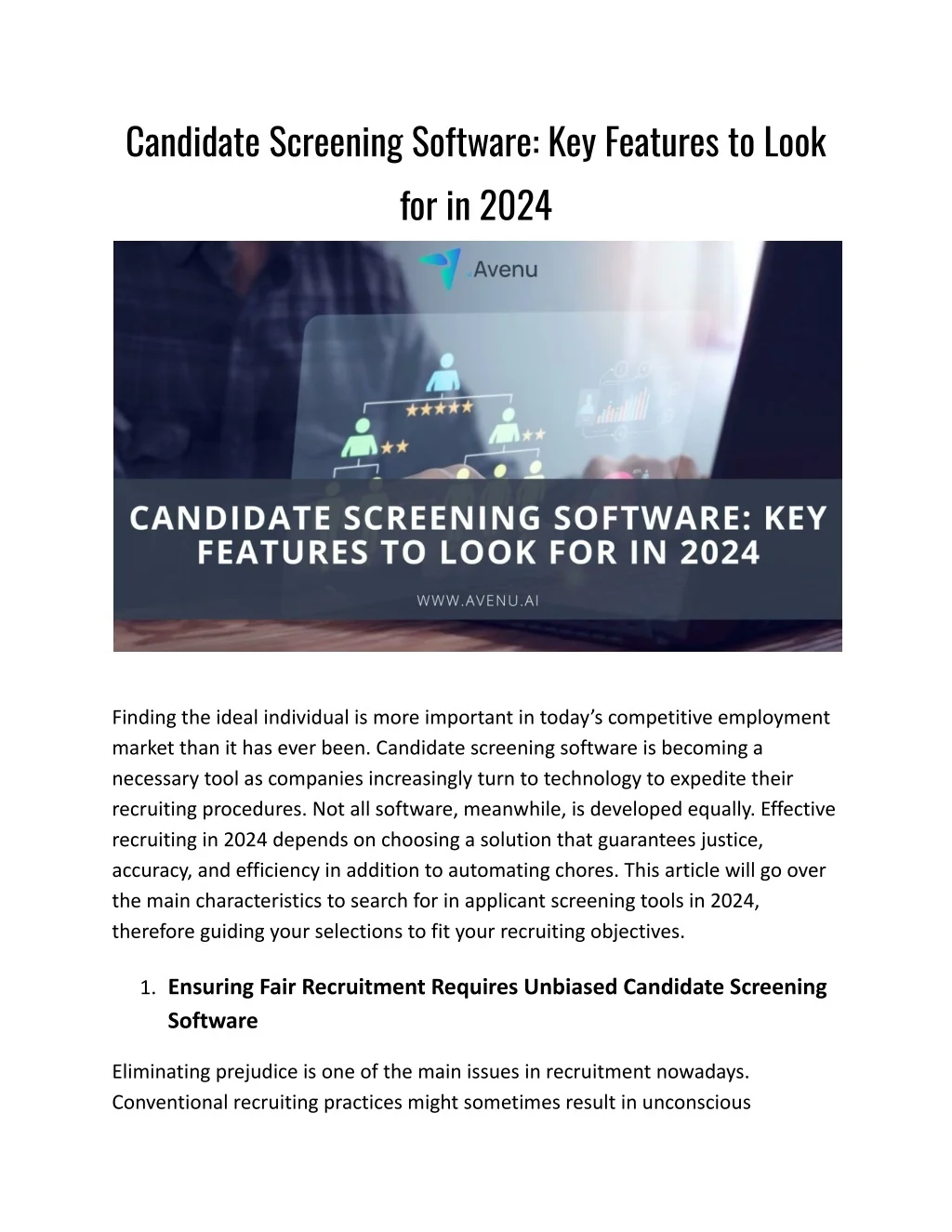 PPT - Candidate Screening Software_ Key Features to Look for in 2024 ...