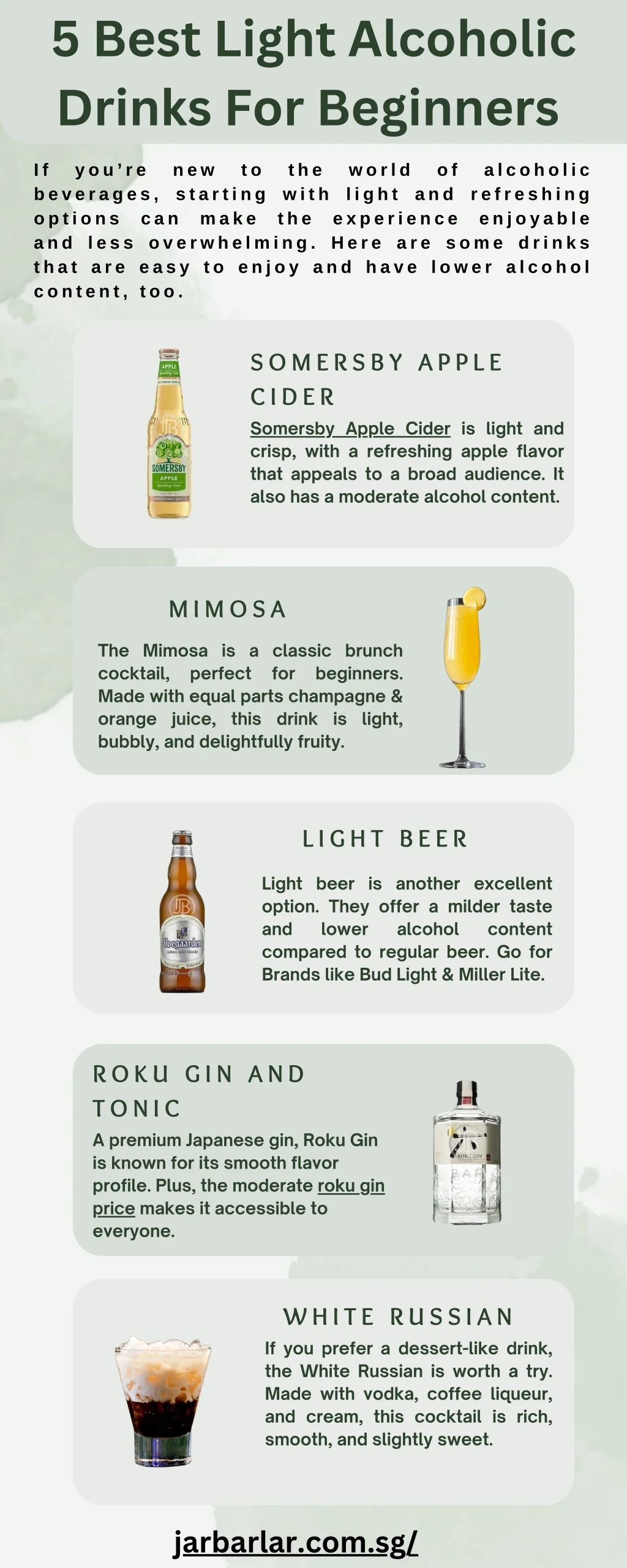 PPT - 5 Best Light Alcoholic Drinks For Beginners PowerPoint ...