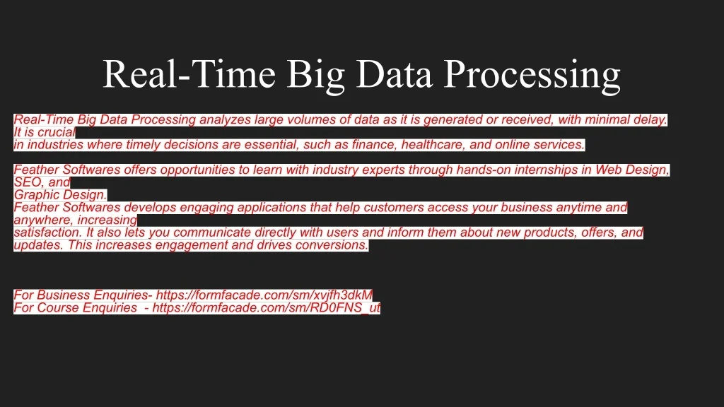 PPT - Real-Time Big Data Processing PowerPoint Presentation, free download - ID:13494134