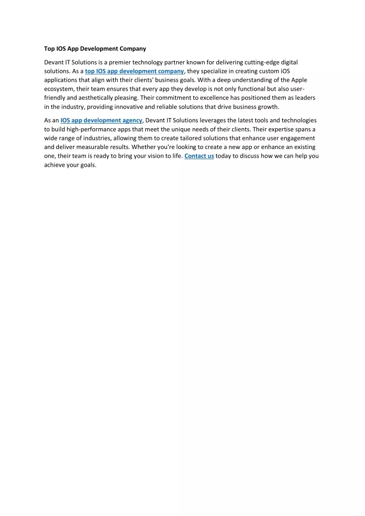 PPT - Top IOS App Development Company PowerPoint Presentation, free ... PPT - Top IOS App Development Company PowerPoint Presentation, free ...