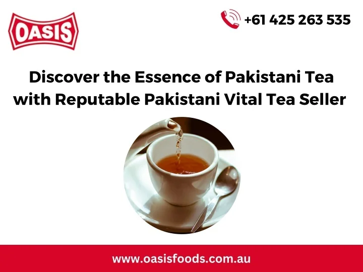 PPT - Discover the Essence of Pakistani Tea with Reputable Pakistani ...
