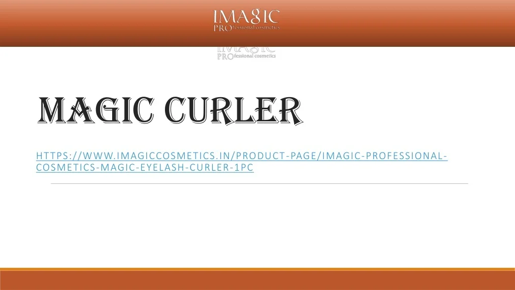 PPT - Magic curler PowerPoint Presentation, free download - ID:13505100