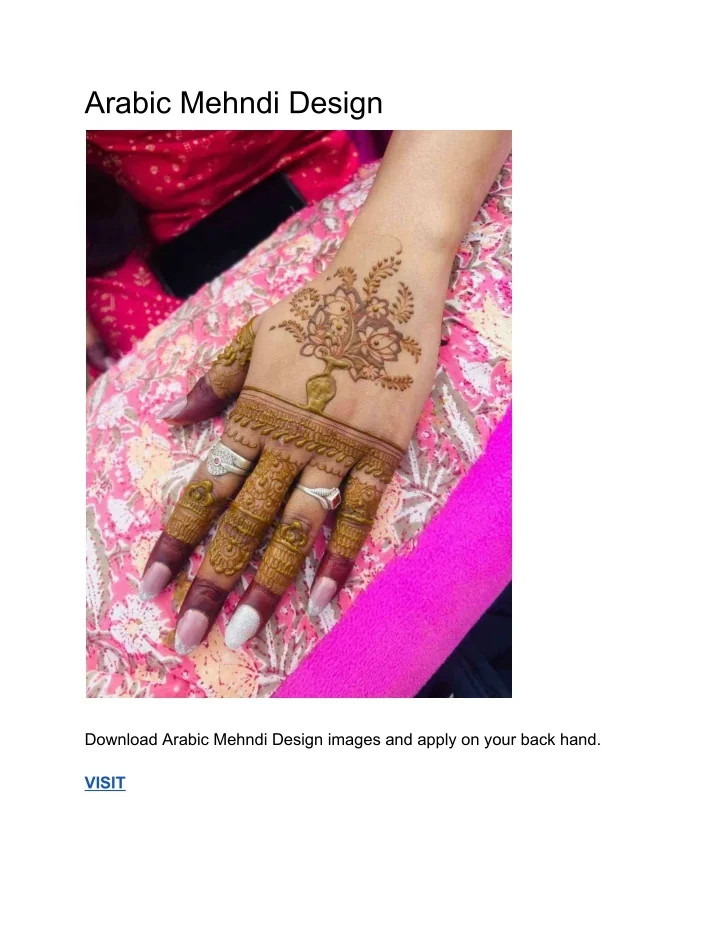 PPT - Arabic Mehndi Design PowerPoint Presentation, free download - ID ...