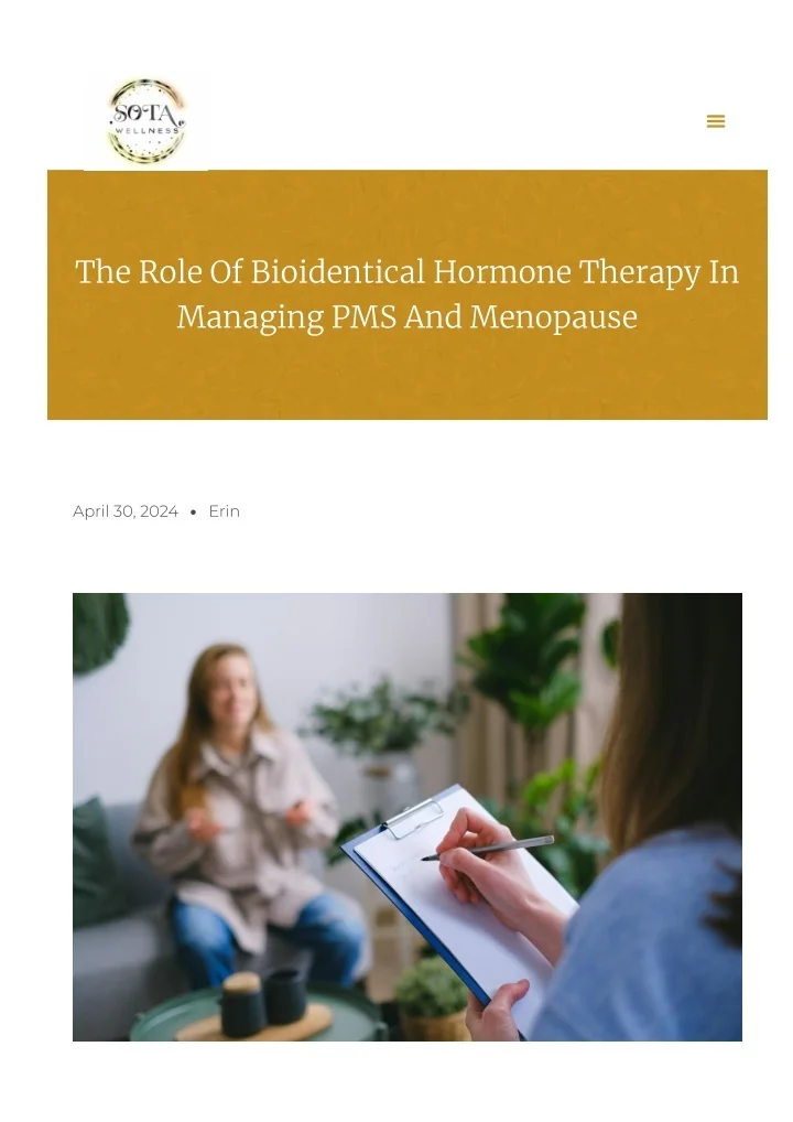PPT - Discover the Benefits of Bioidentical Hormone Therapy (BHT) for ...