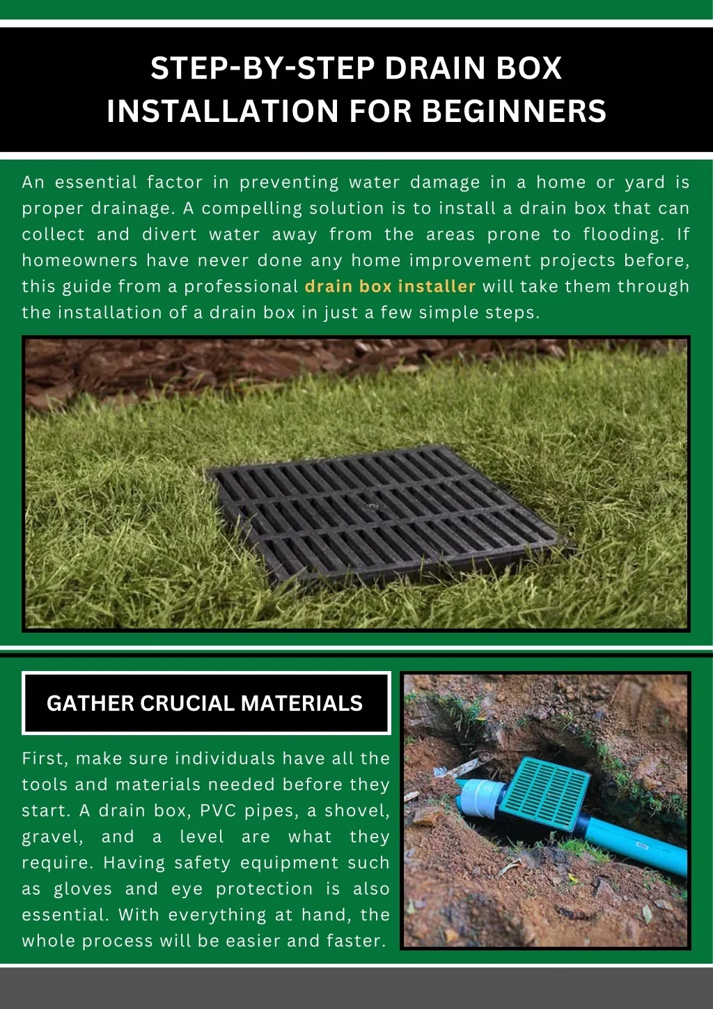 PPT - Step-by-step Drain Box Installation for Beginners PowerPoint ...