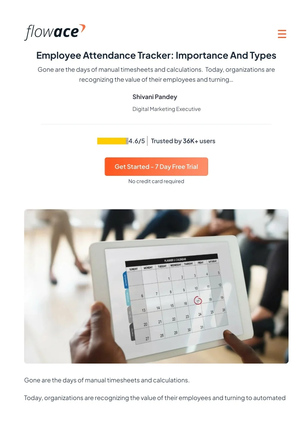 PPT - Employee Attendance Tracker: Importance And Types PowerPoint ...