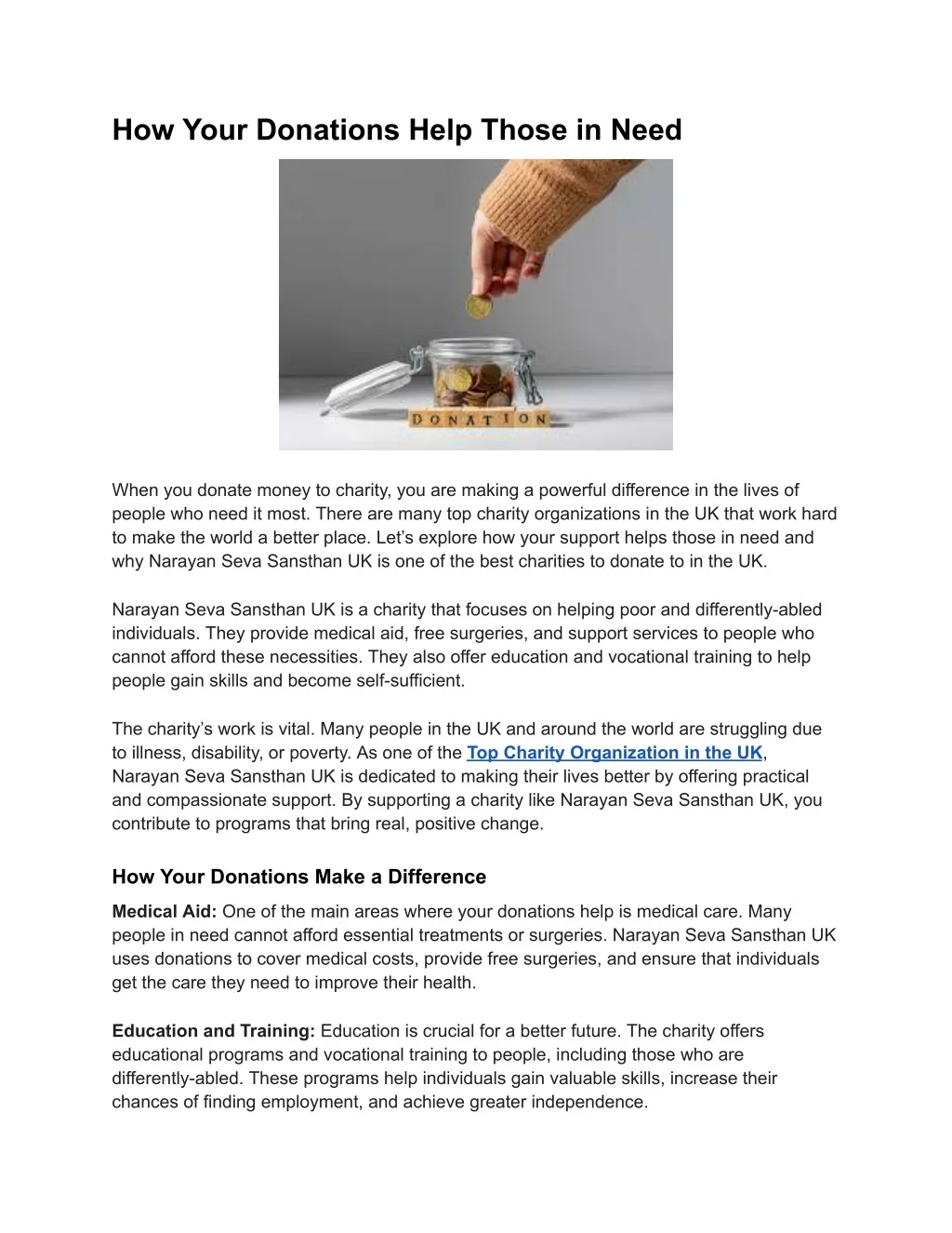 PPT - How Your Donations Help Those in Need PowerPoint Presentation ...