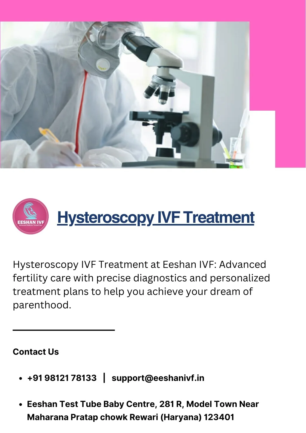 PPT - Advanced Hysteroscopy IVF Treatment at Eeshan IVF for Fertility ...