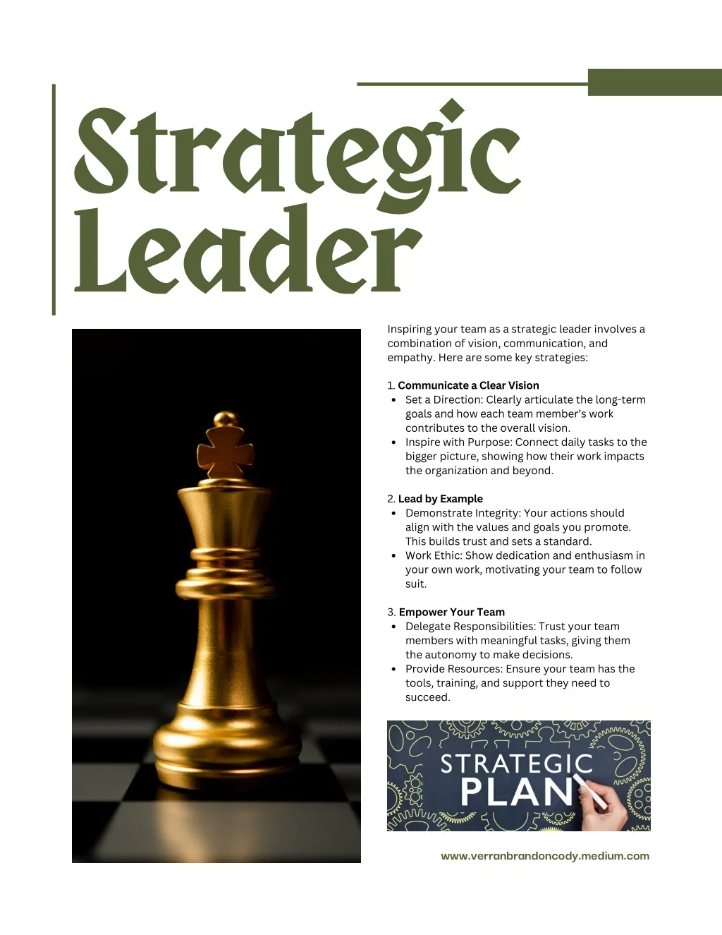 PPT - How to Inspire Your Team as a Strategic Leader PowerPoint ...