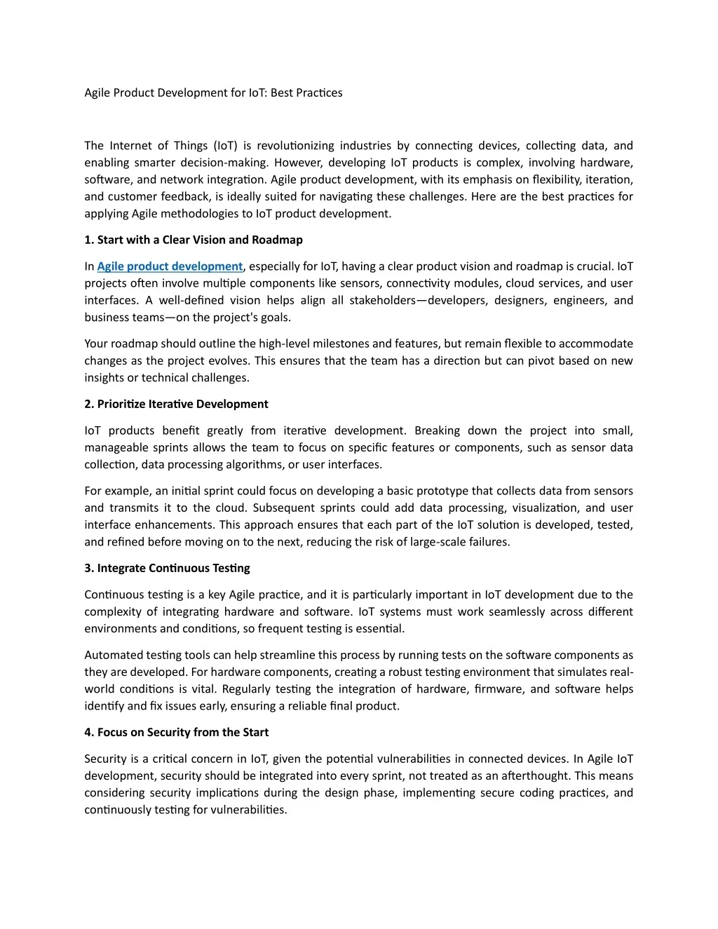 Ppt Agile Product Development For Iot Best Practices Powerpoint Presentation Id 13517524