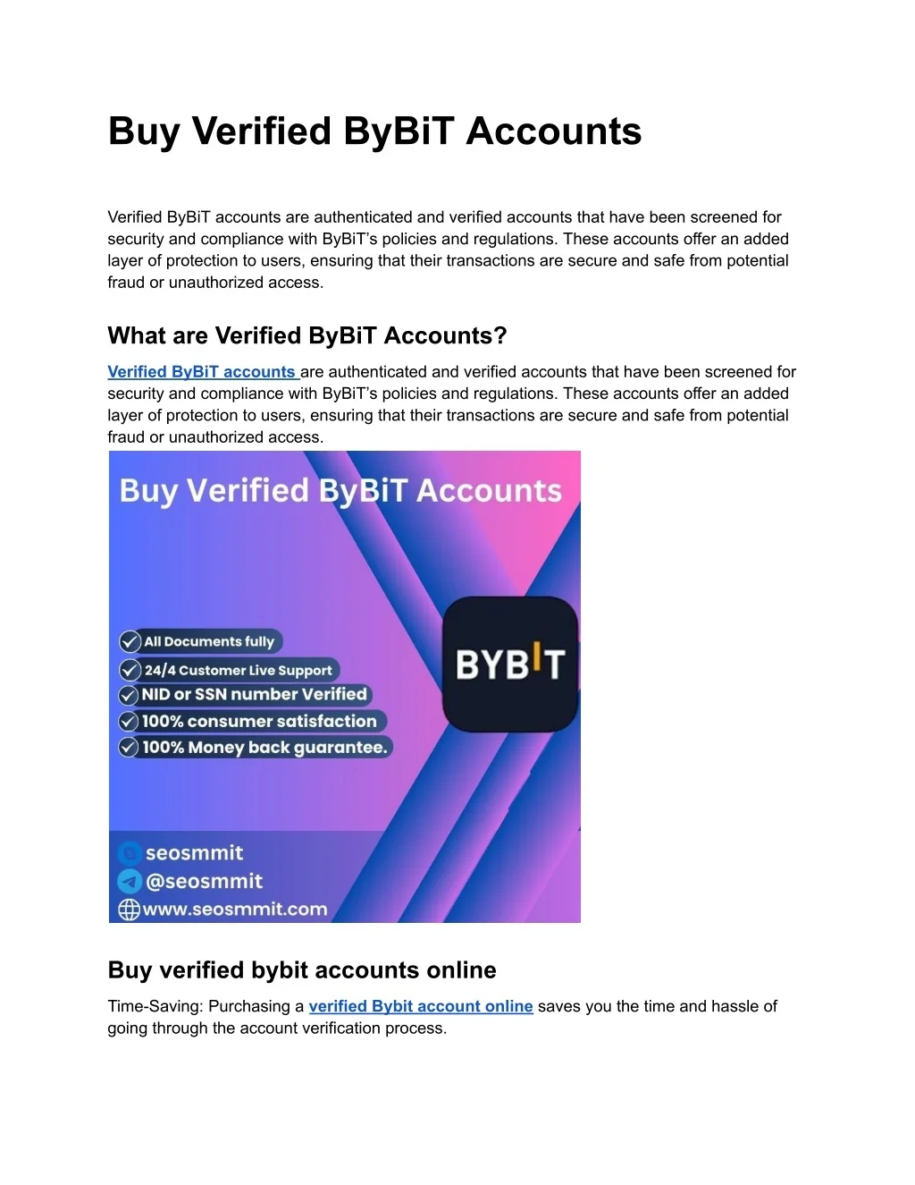 PPT - Buy Verified ByBiT Accounts PowerPoint Presentation, free ...