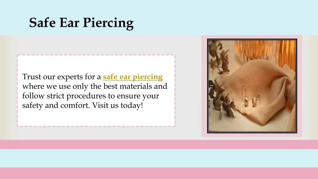 PPT - Safe Ear Piercing PowerPoint Presentation, free download - ID ...