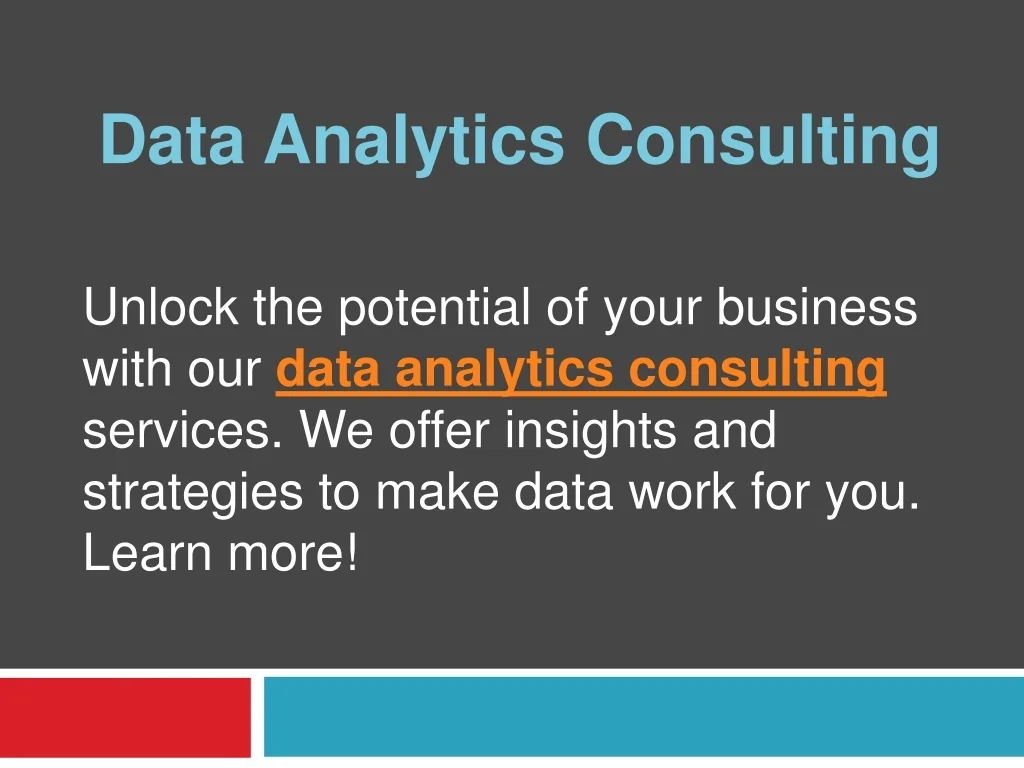 PPT - Data Analytics Consulting PowerPoint Presentation, free download ...