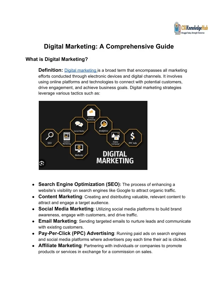 PPT - Advanced Digital Marketing Course 2024 | Master Key Strategies ...