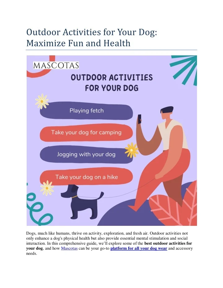 PPT - Outdoor Activities for Your Dog: Maximize Fun and Health ...