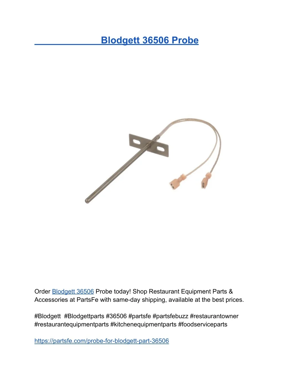 PPT - Blodgett 36506 Probe PowerPoint Presentation, free download - ID ...