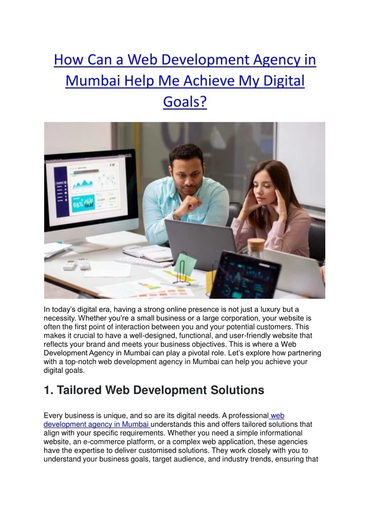 PPT - How-Can-a-Web-Development-Agency-in-Mumbai-Help-Me-Achieve-My ...