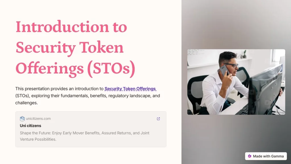 PPT - Introduction-to-Security-Token-Offerings-STOs PowerPoint Presentation - ID:13533485