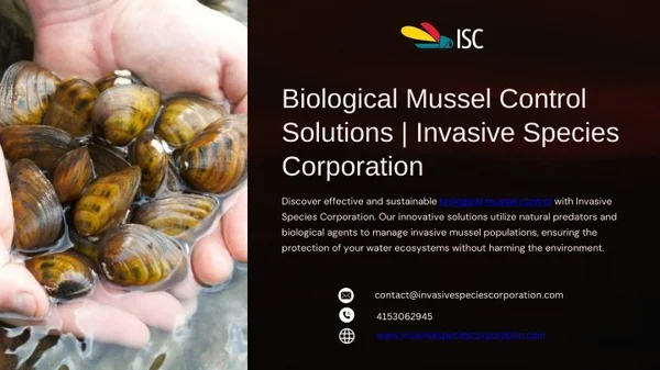 PPT - Biological Mussel Control Solutions Invasive Species Corporation PowerPoint Presentation ...