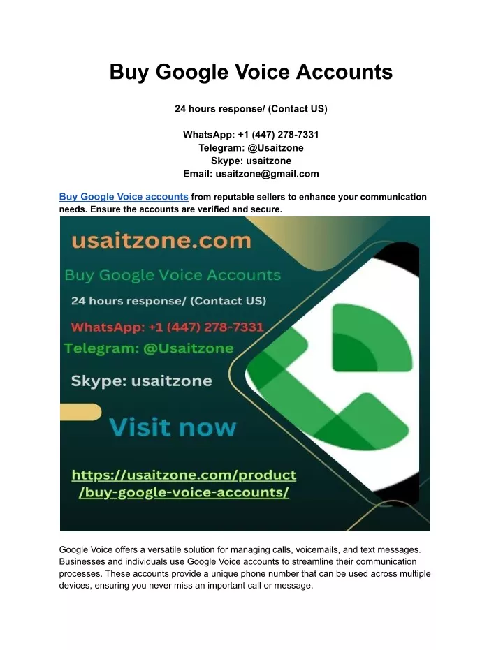 PPT - Buy Google Voice Accounts PowerPoint Presentation, free download ... PPT - Buy Google Voice Accounts PowerPoint Presentation, free download ...
