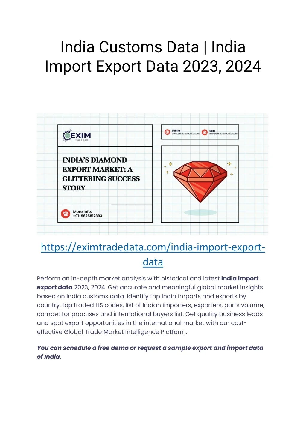 PPT - India Customs Data | India Import Export Data 2023, 2024 ...