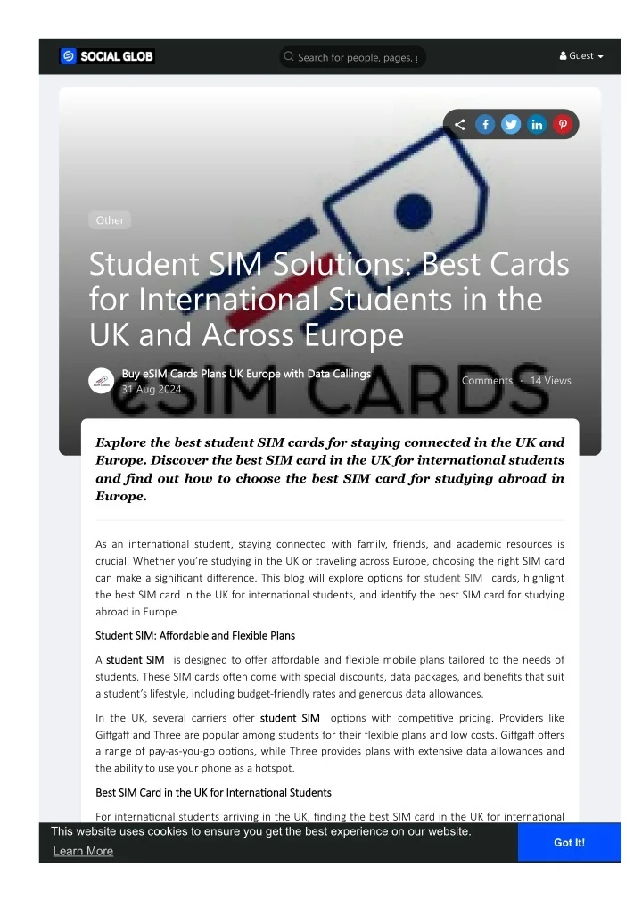 PPT - Top Student SIM Cards : Affordable Plans for Study Abroad ...