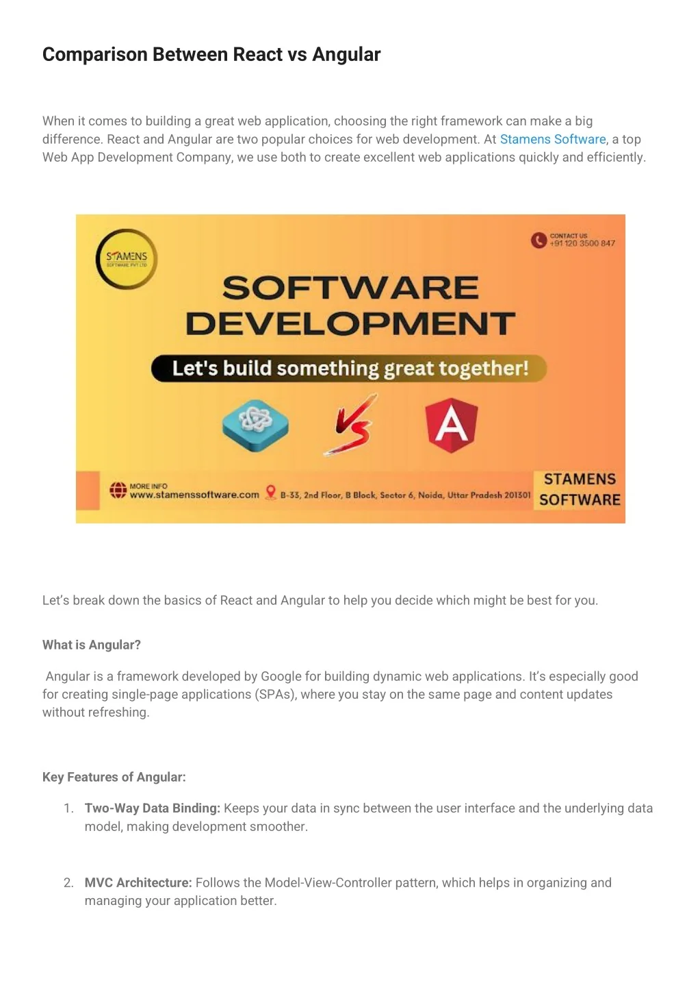 Ppt Comparison Between React Vs Angular Powerpoint Presentation Free 2106
