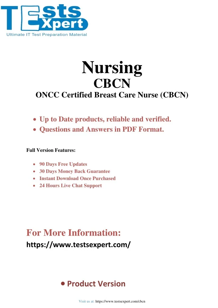 PPT - Conquer the CBCN - ONCC Certified Breast Care Nurse Exam ...