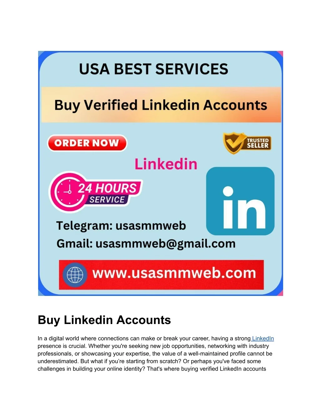PPT - Buy Linkedin Accounts PowerPoint Presentation, free download - ID ...