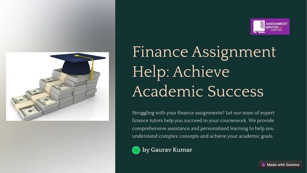 PPT - Finance-Assignment-Help-Achieve-Academic-Success PowerPoint ...
