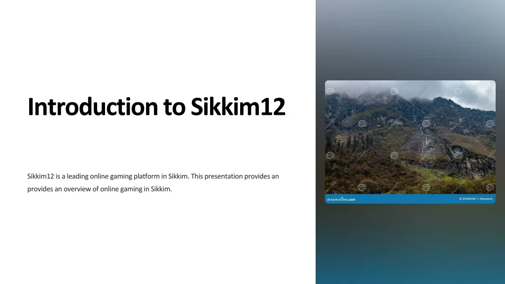 PPT - Introduction-to-Sikkim12 PowerPoint Presentation, free download ...