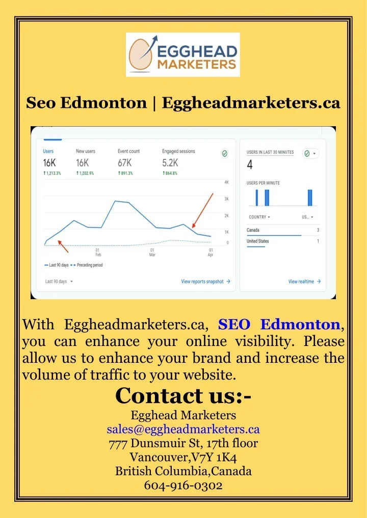 PPT - Seo Edmonton Eggheadmarketers.ca PowerPoint Presentation, free download - ID:13549386
