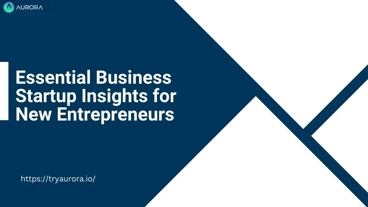 PPT - Essential Business Startup Insights for New Entrepreneurs ...