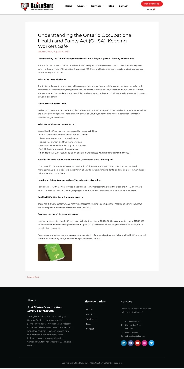 PPT - buildsafe_ca_understanding_the_ontario_occupational_health_and ...