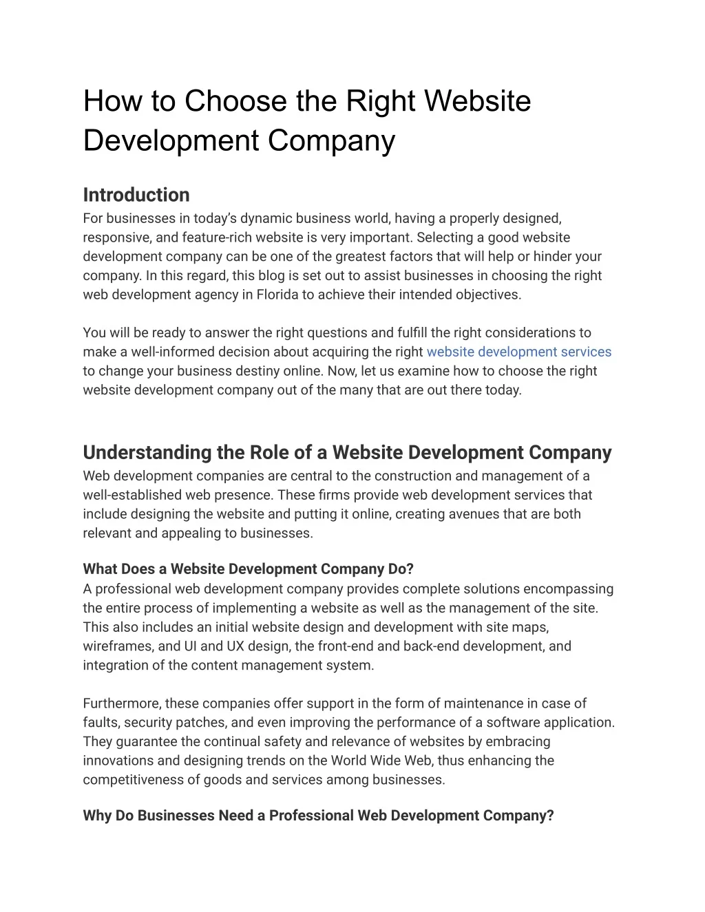 PPT - How to Choose the Right Website Development Company PowerPoint ...