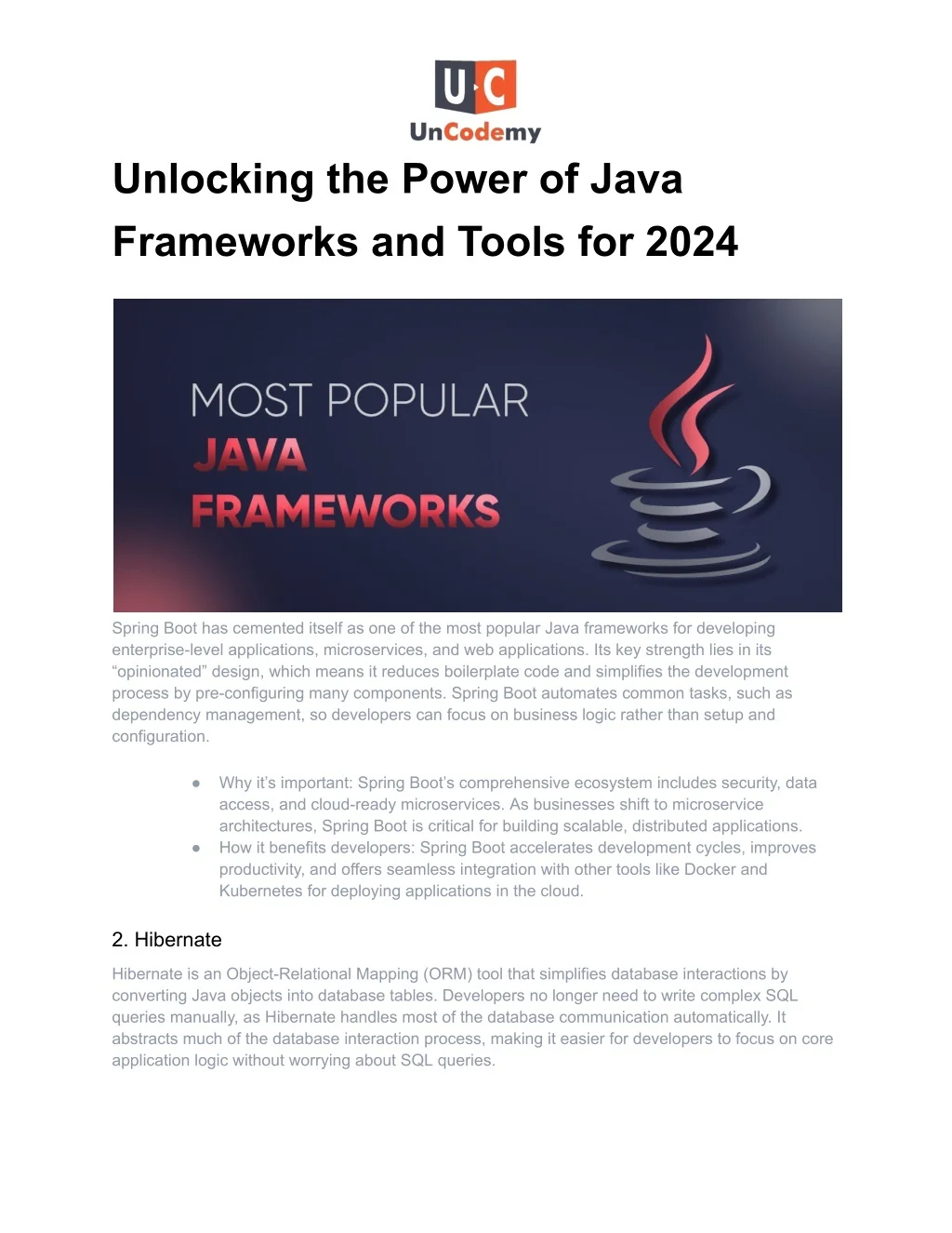 PPT - Unlocking the Power of Java Frameworks and Tools for 2024 ...