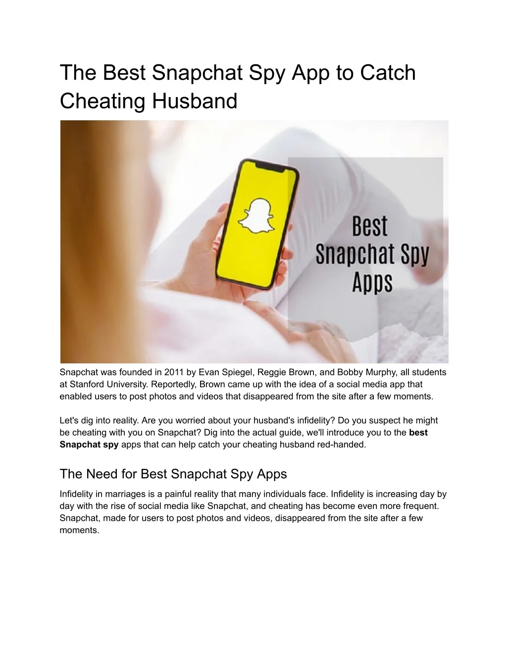 PPT - The Best Snapchat Spy App to Catch Cheating Husband PowerPoint ...