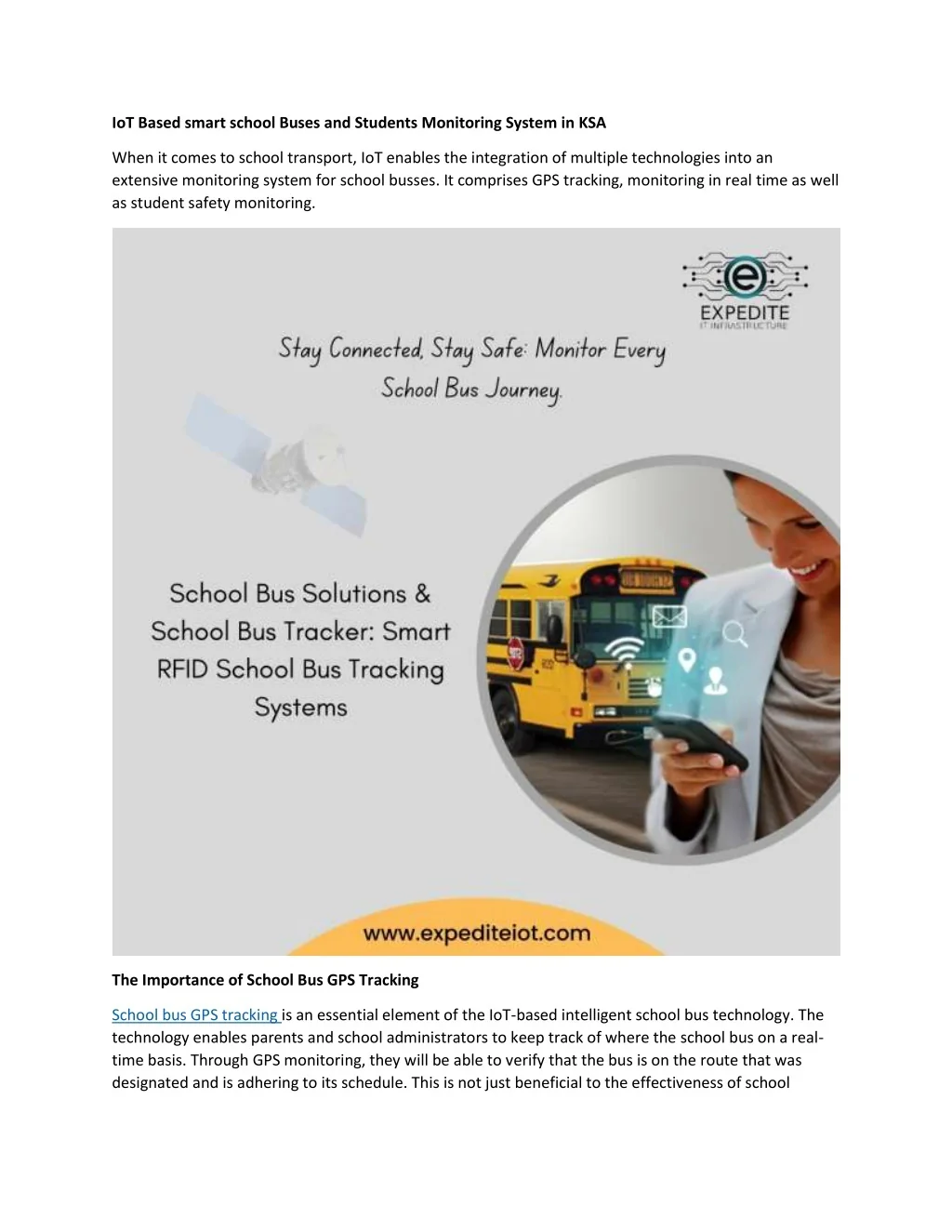 PPT - IoT Based Smart School Bus and Student Monitoring System in KSA ...