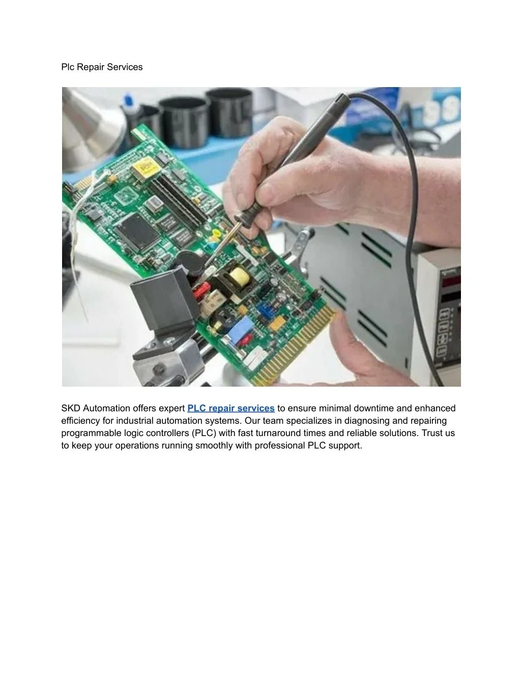 PPT - Plc Repair Services PowerPoint Presentation, free download - ID ...