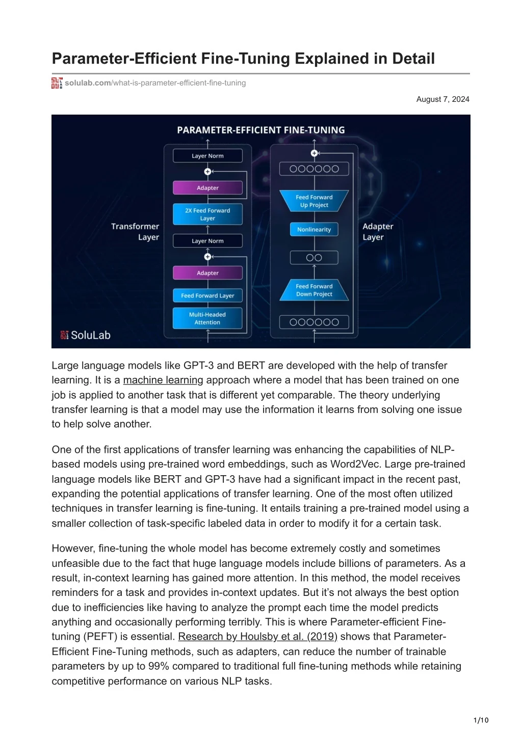 PPT - Parameter-Efficient Fine-Tuning Explained in Detail PowerPoint Presentation - ID:13562988