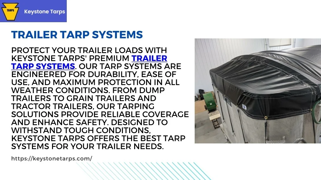 PPT - Durable Trailer Tarp Systems for Secure Load Protection ...