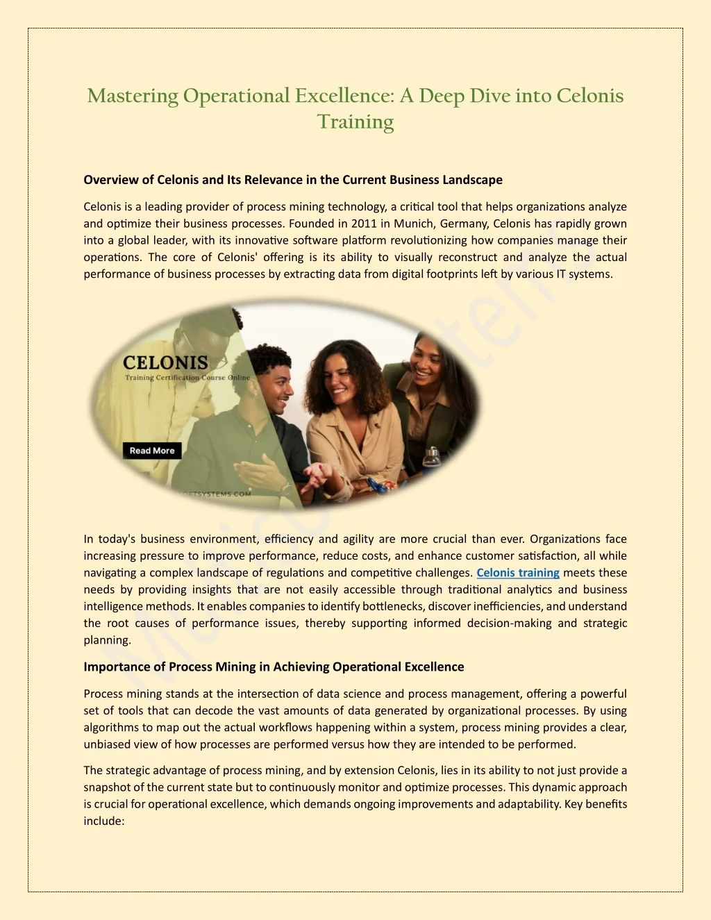 PPT - Mastering Operational Excellence: A Deep Dive into Celonis ...