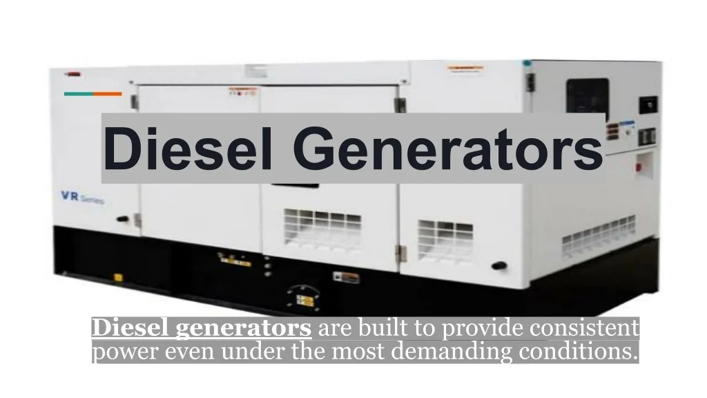 PPT - Diesel Generators PowerPoint Presentation, free download - ID ...