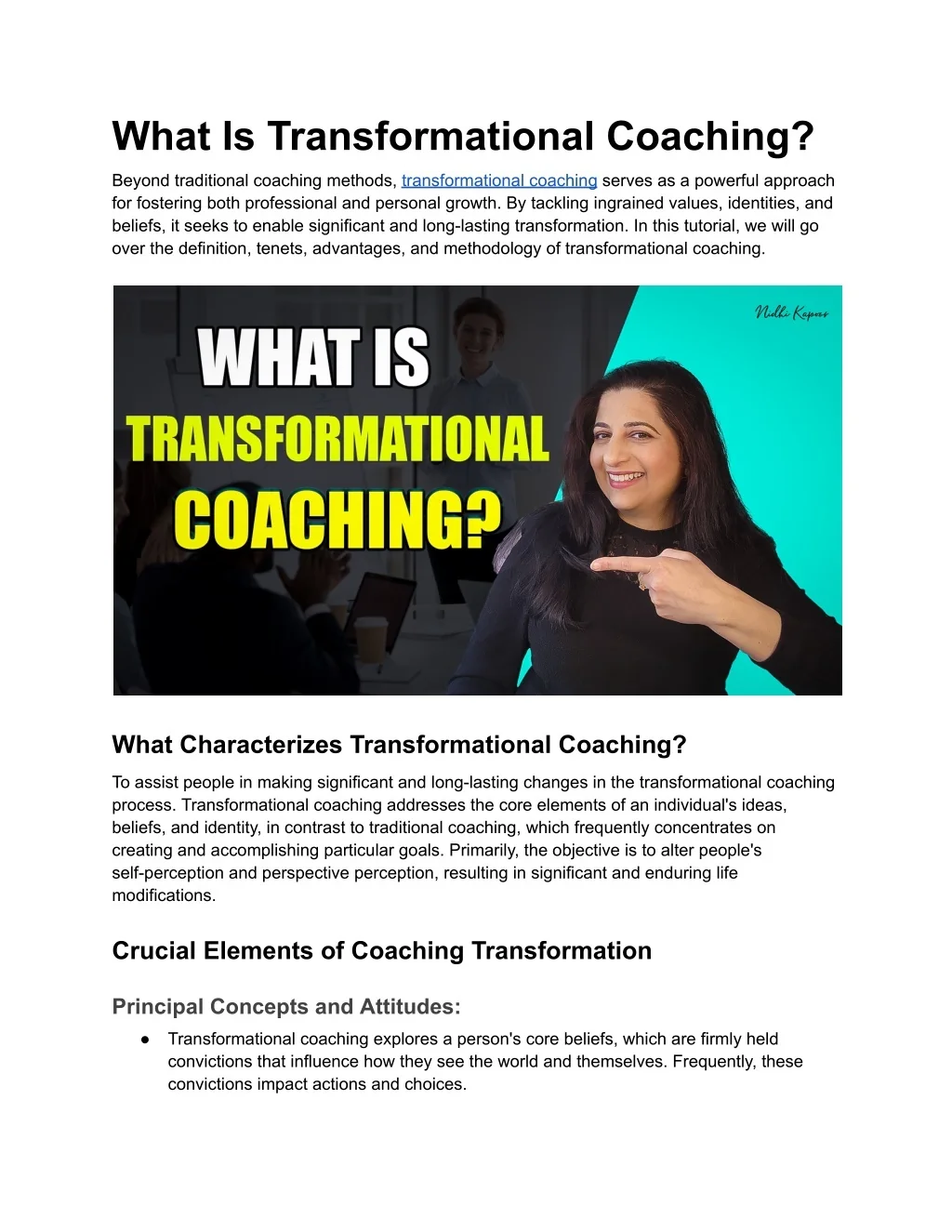 PPT - What Is Transformational Coaching PowerPoint Presentation, free download - ID:13565950