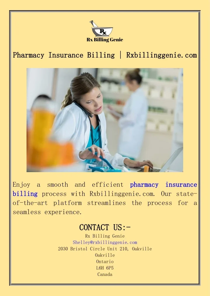 PPT - Pharmacy Insurance Billing Rxbillinggenie.com PowerPoint ...