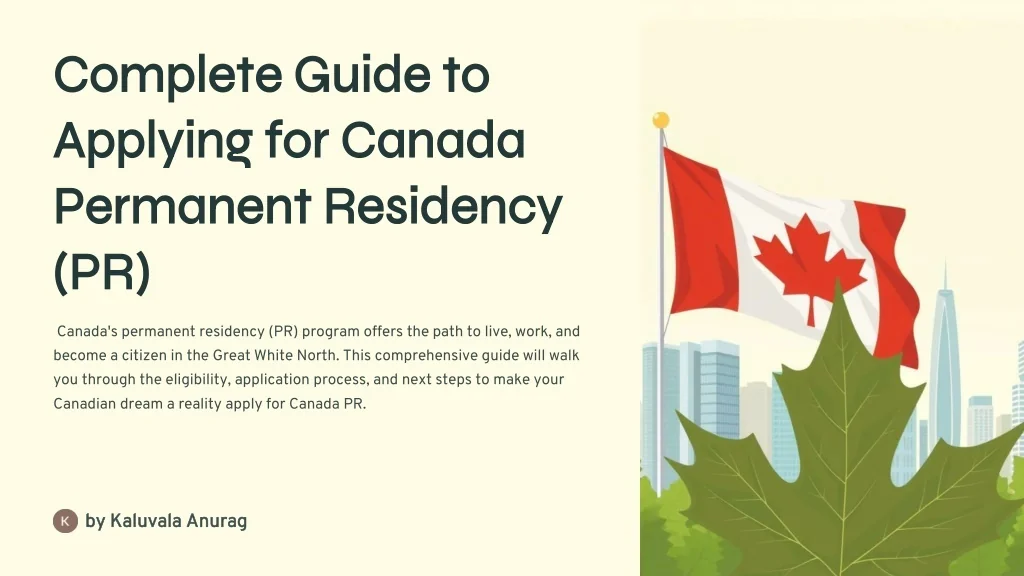 PPT - Complete-Guide-to-Applying-for-Canada-Permanent-Residency-PR PowerPoint Presentation - ID ...