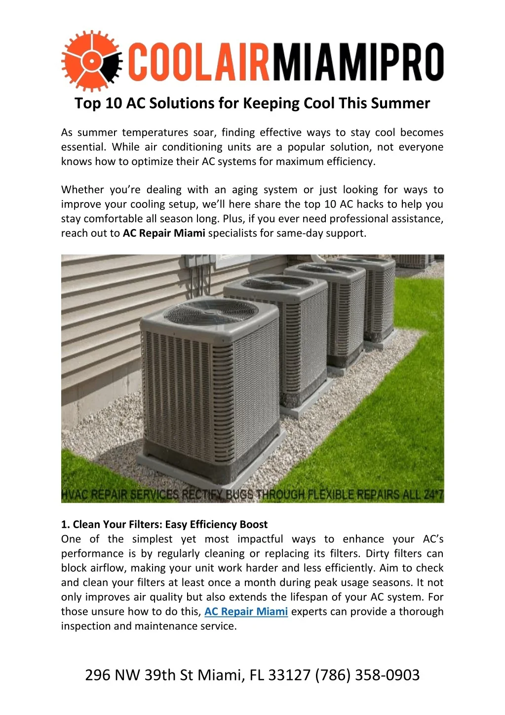 PPT - Top 10 AC Solutions for Keeping Cool This Summer PowerPoint ...