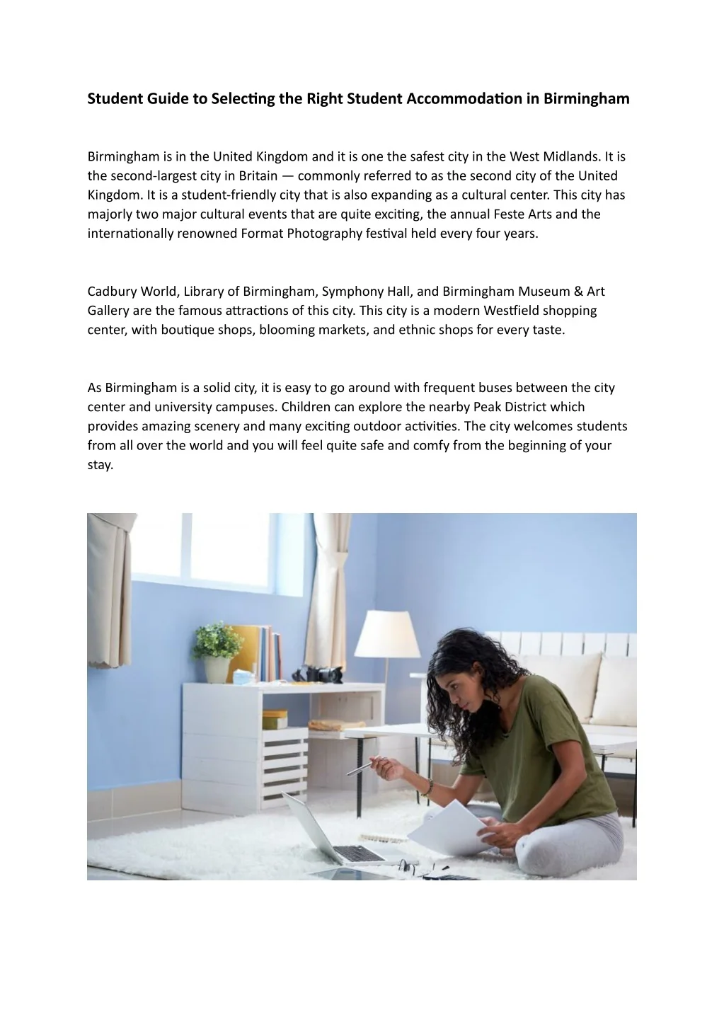 PPT - Student Guide to Selecting the Right Student Accommodation in Birmingham PowerPoint ...